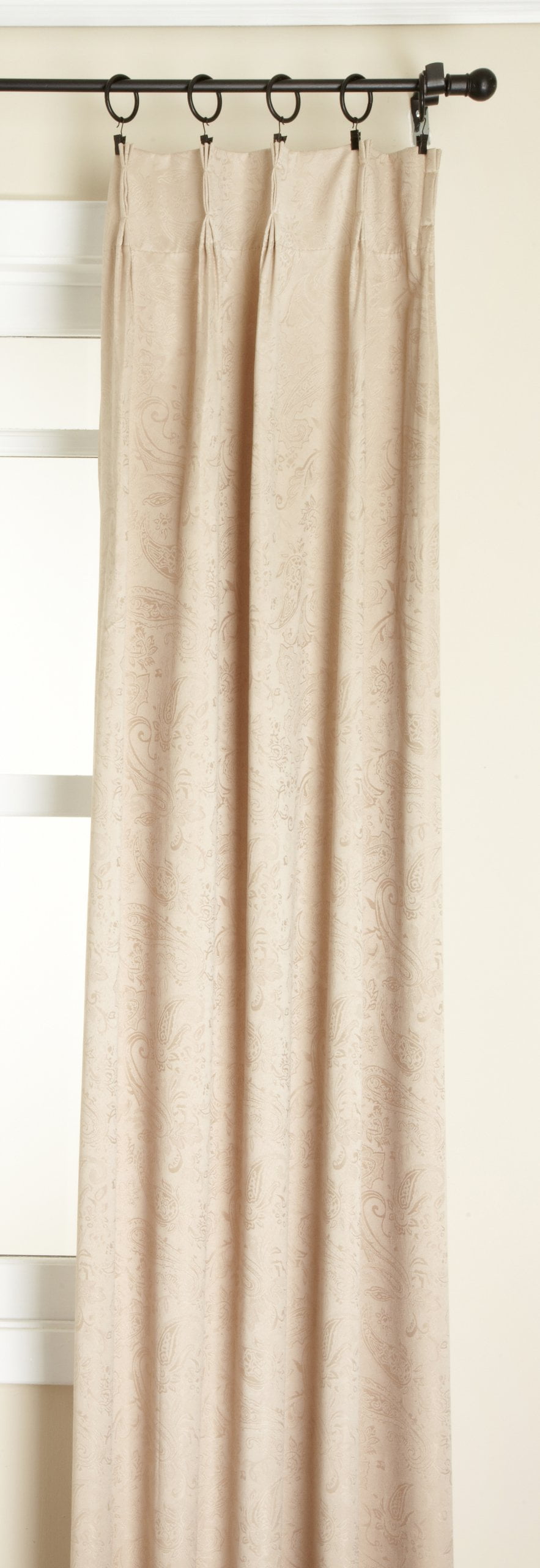 Gabrielle Pinch Pleated Energy Efficient Curtain Panel Pair - Walmart.com