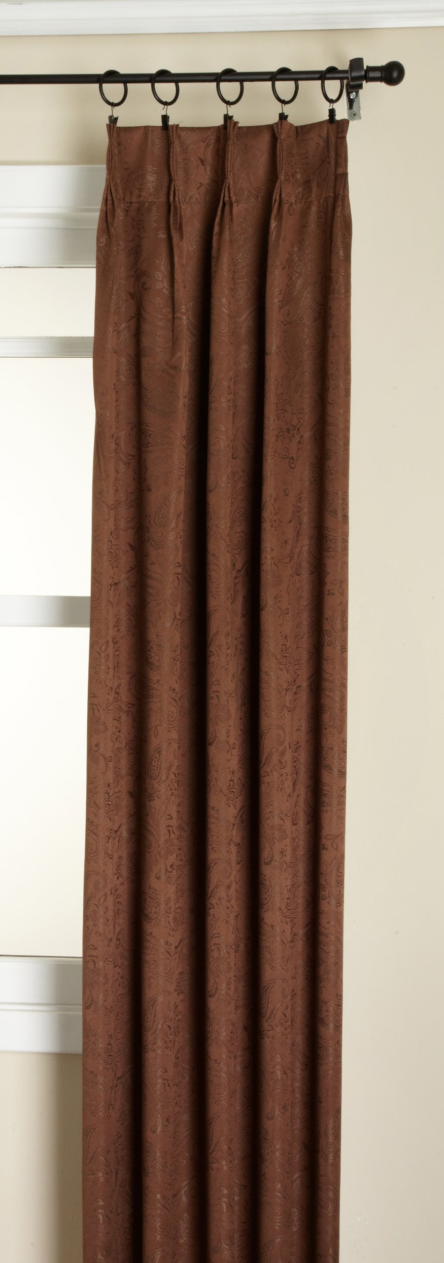 Gabrielle Pinch Pleated Energy Efficient Curtain Panel Pair - Walmart.com