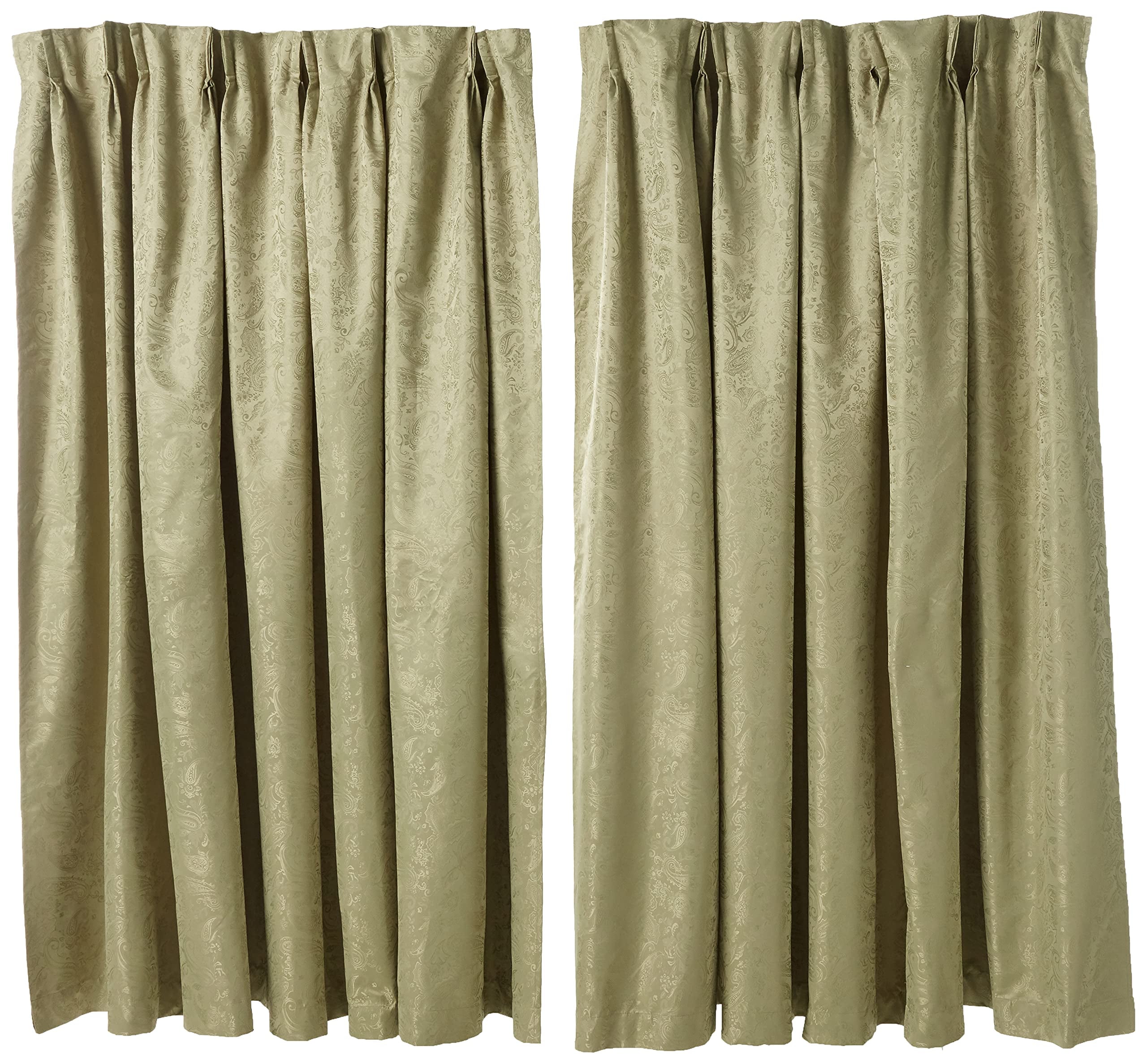 Gabrielle Pinch Pleated Energy Efficient Curtain Panel Pair - Walmart.com