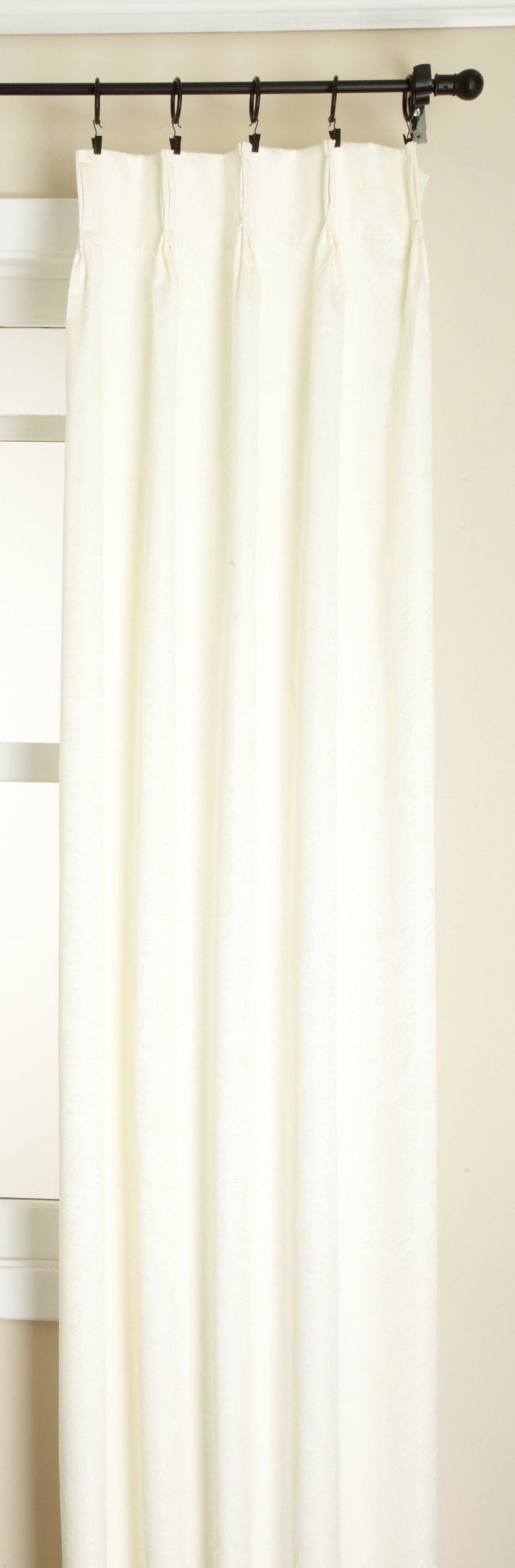 Gabrielle Pinch Pleated Energy Efficient Curtain Panel Pair - Walmart.com