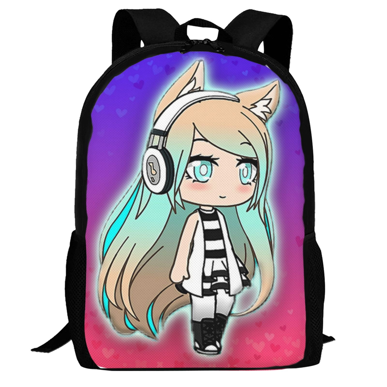 Gacha Life Backpack,3d Print Laptop Backpack Lightweight Casual Daypack ...