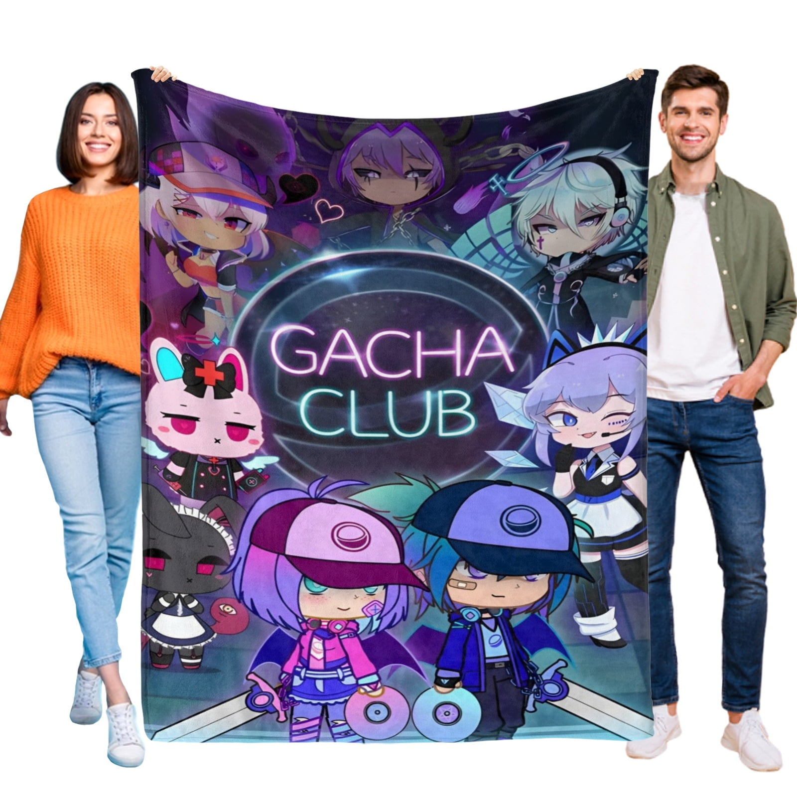 Gacha Life Blanket for Boys Girls Lightweight Kids Throw Blanket Cute ...