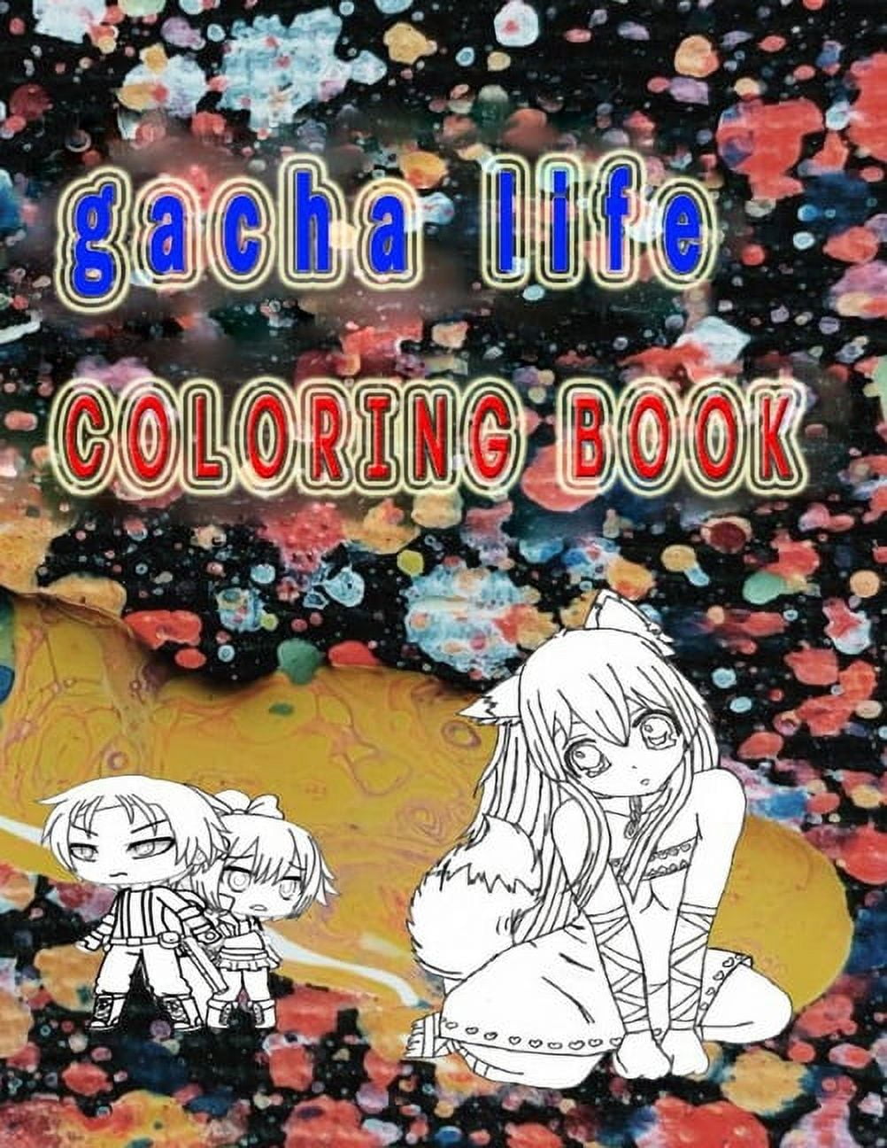 Gacha Life Coloring Book : : High-Quality Illustrations Of Gacha Life ...