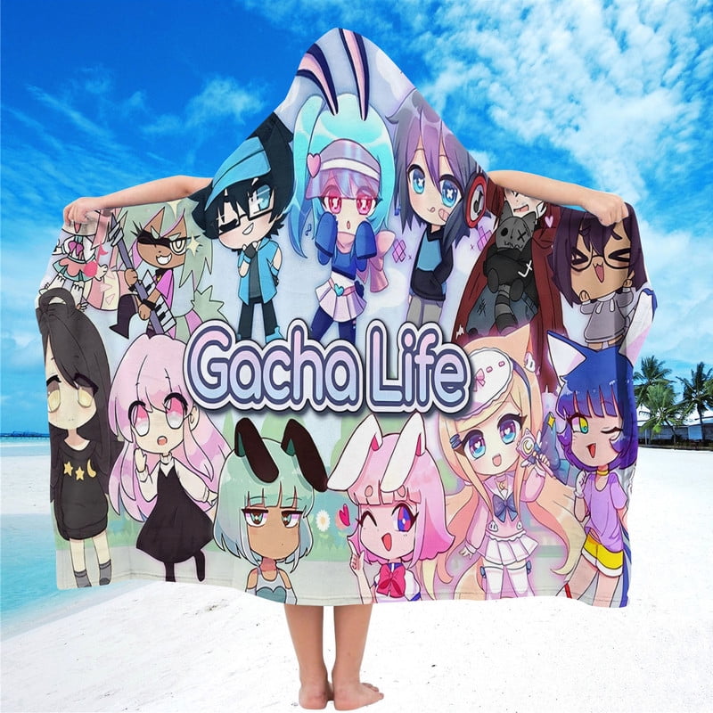 Gacha Life Gifts Beach Towel for Women Girl Or Boys Birthday Inspired ...