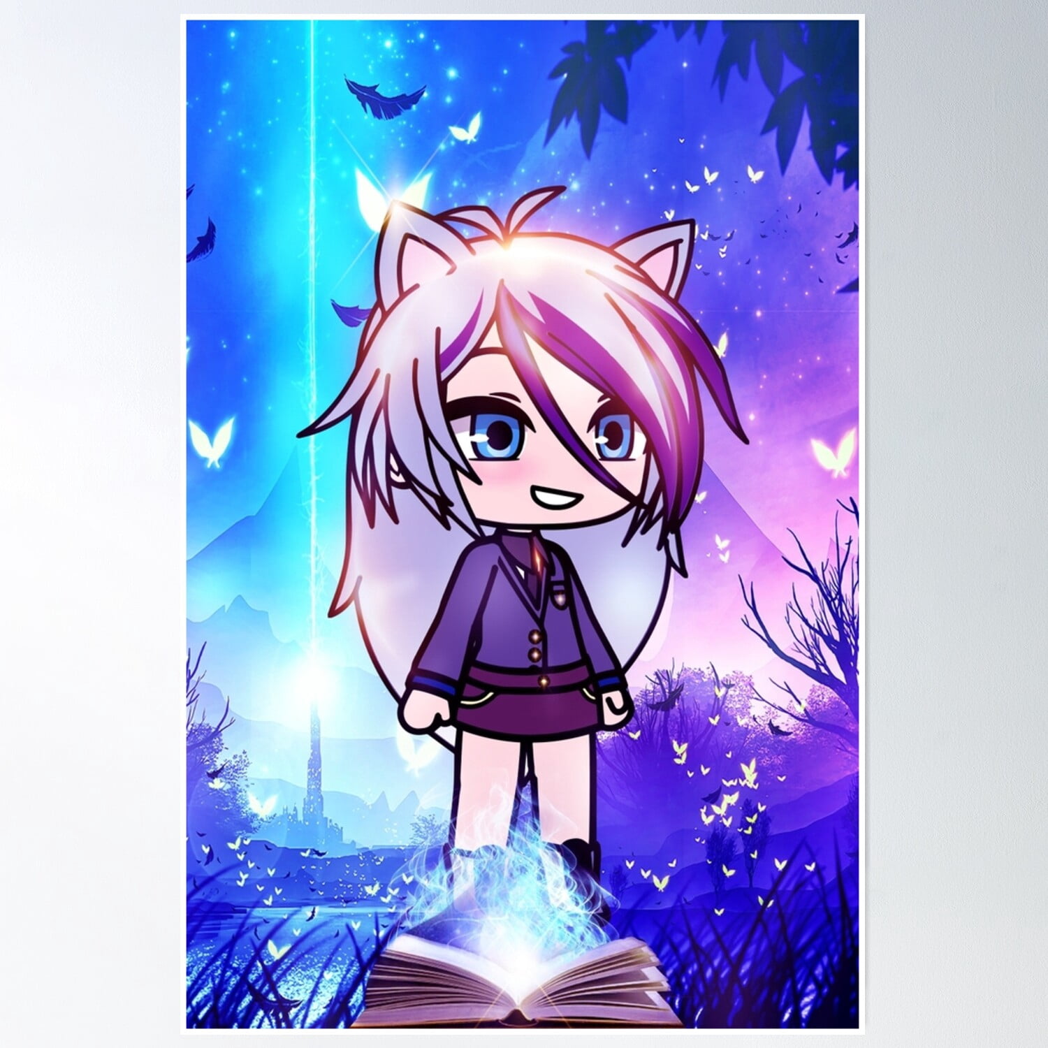 Gacha Life In The Magic Forest Poster Wall Art, Modern Wall Decor ...