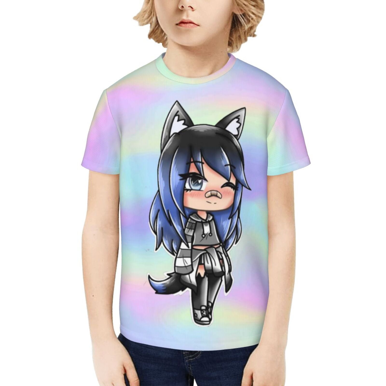 Gacha Life Kids T-Shirt 3D Printed Graphic T-Shirts Boys and Girls ...