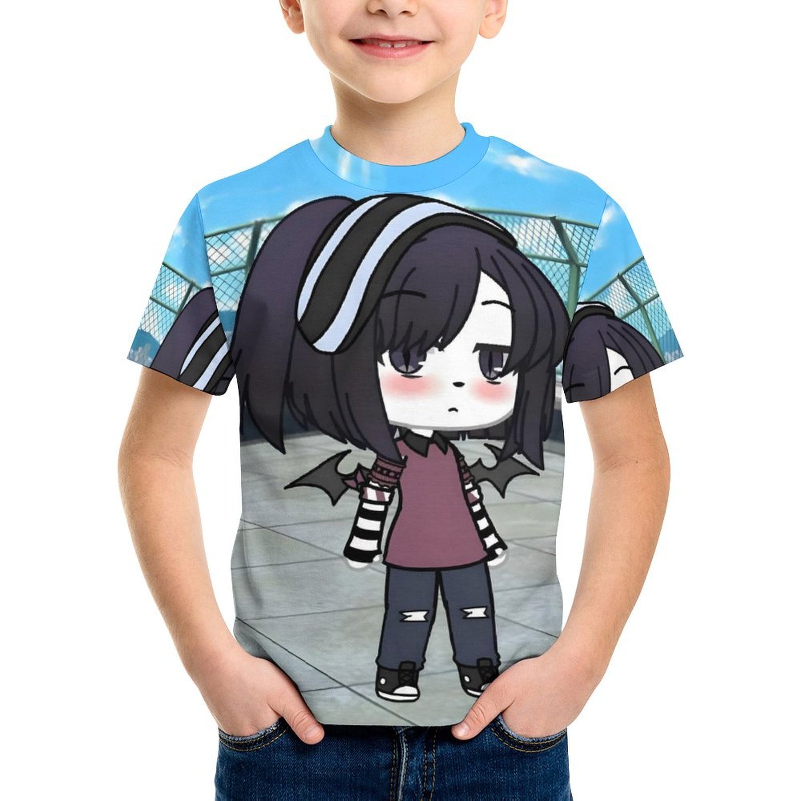 Gacha Life Kids T-Shirt 3d Printed Graphic T-Shirts Boys And Girls ...
