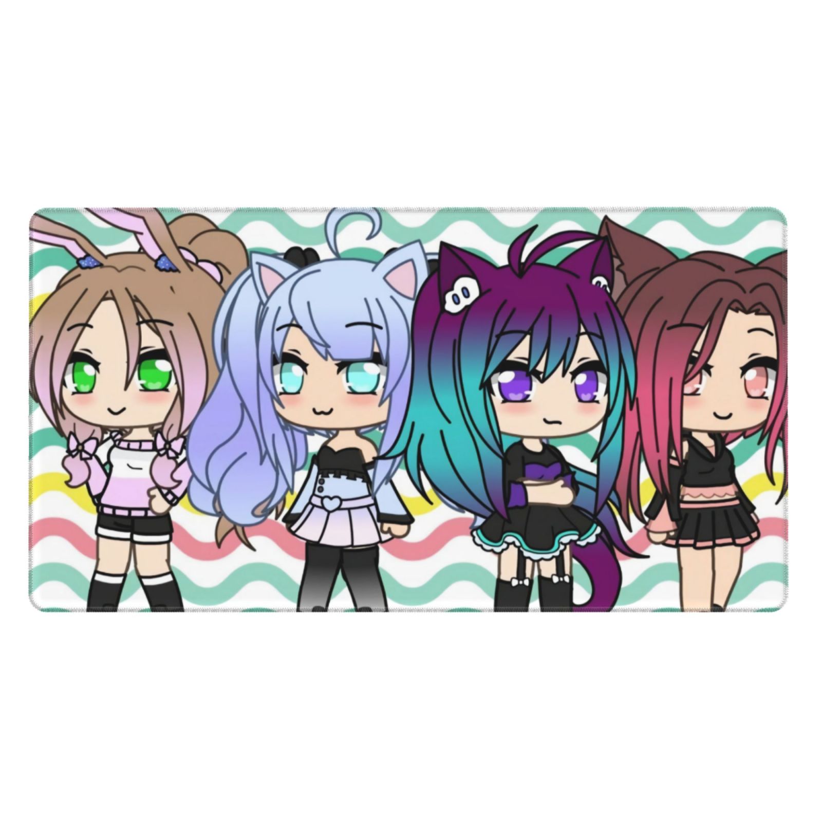 Gacha Life Mouse Pad 15.8x29.5 In - Extended Contour Mouse Mat For Home ...
