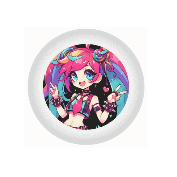 Gacha Life Patterned Frisby Slip Resistant And Stable Throw With A ...