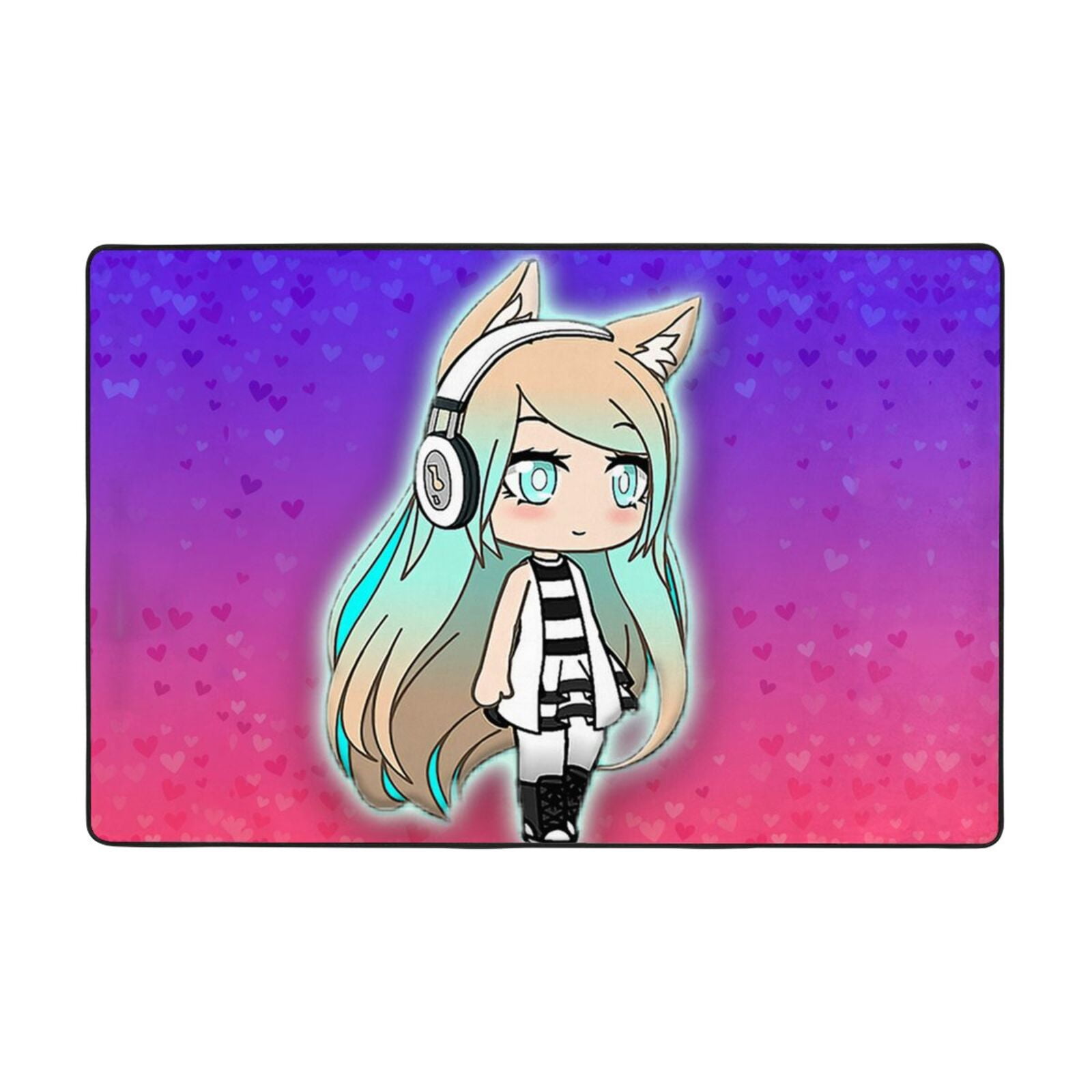 Gacha Life Rugs Washable Cover Floor Rug Carpets Bathroom Decorations ...