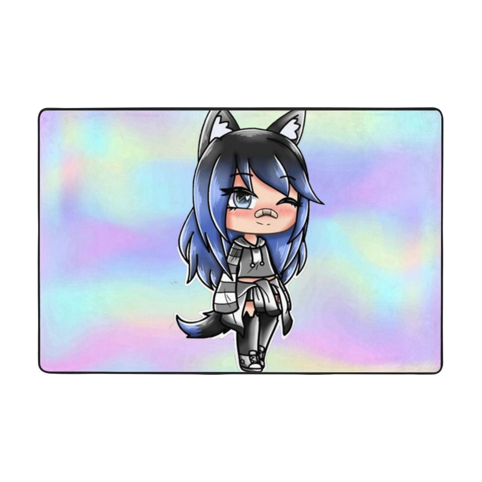 Gacha Life Rugs Washable Cover Floor Rug Carpets Bathroom Decorations ...