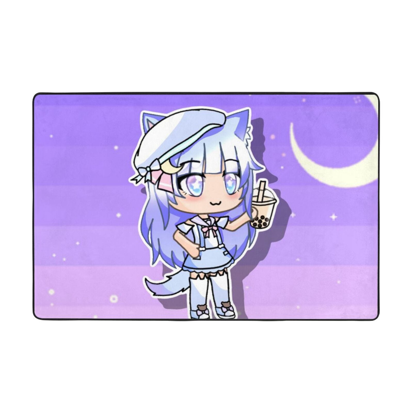 Gacha Life Rugs Washable Cover Floor Rug Carpets Bathroom Decorations ...