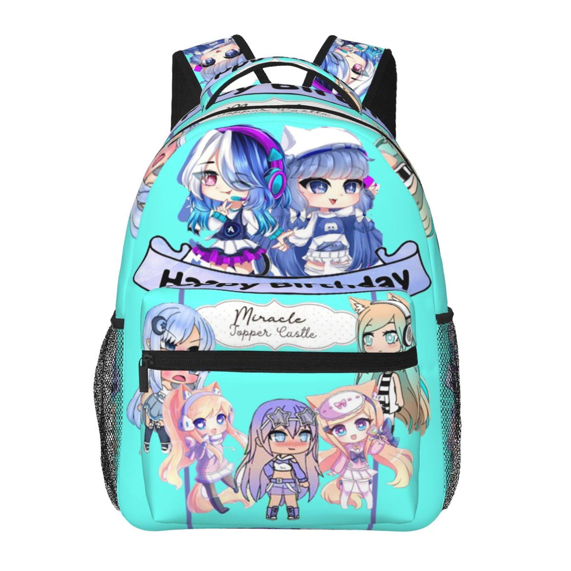 Gacha Life Backpack Lightweight Bookbag Casual Daypack For Women Men ...