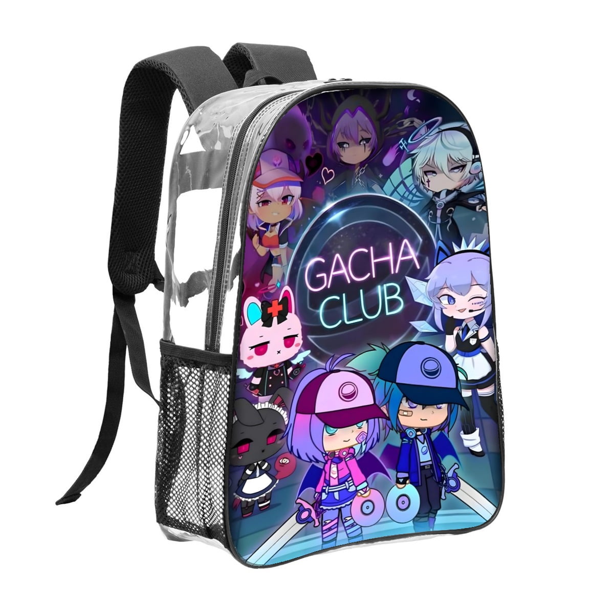 Gacha Life-theme Clear Backpack Heavy Duty Transparent Bag See Through ...