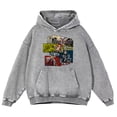 Gachiakuta Anime Merch Hoodie Long Sleeve Women Men Cotton Acid Washed ...
