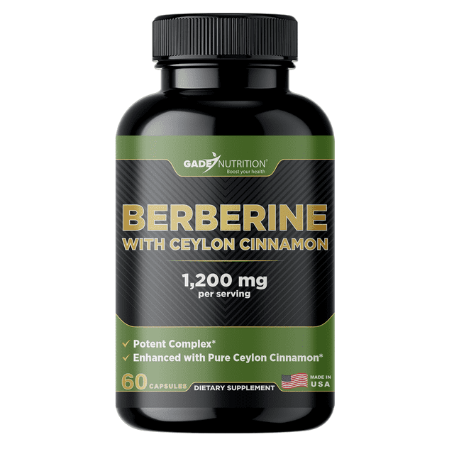 Gade Nutrition Berberine Supplement with Ceylon Cinnamon | Berberine ...