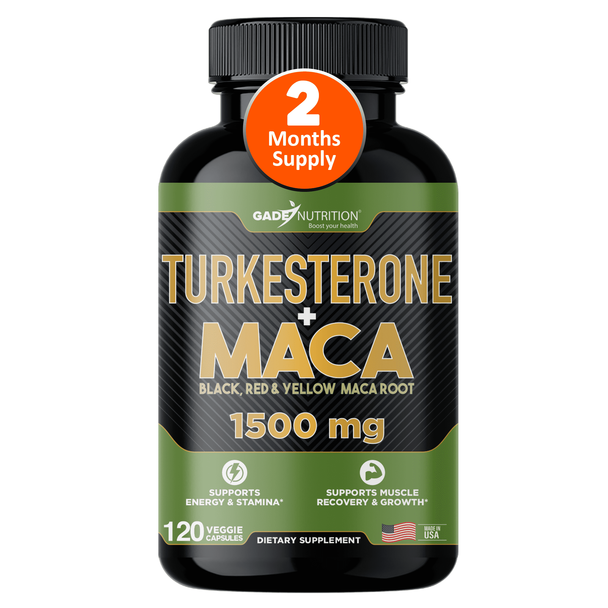 Gade Nutrition Extra Strength Multi Extract Maca Root & Turkesterone ...