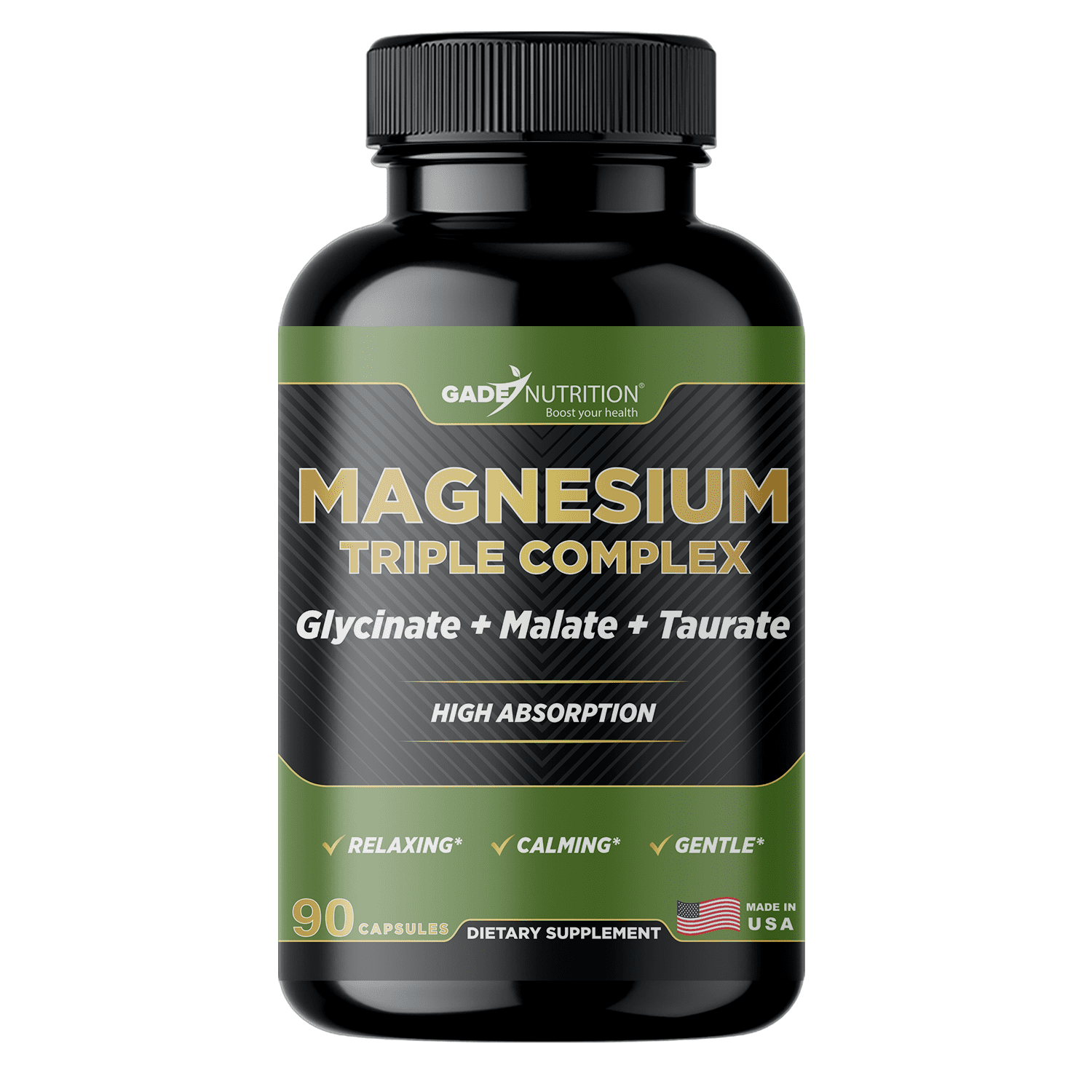 Gade Nutrition Triple Magnesium Complex with Magnesium Glycinate ...