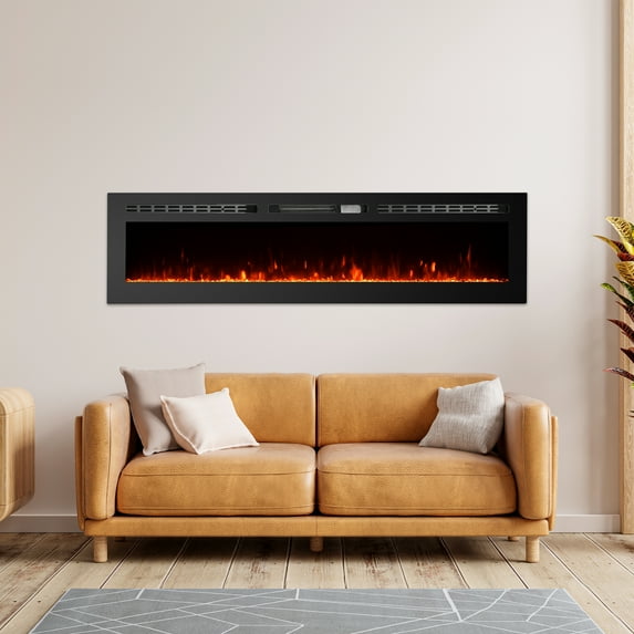 Gaderth 60 Inch Electric Fireplace Heater, Wall Mount Electric ...