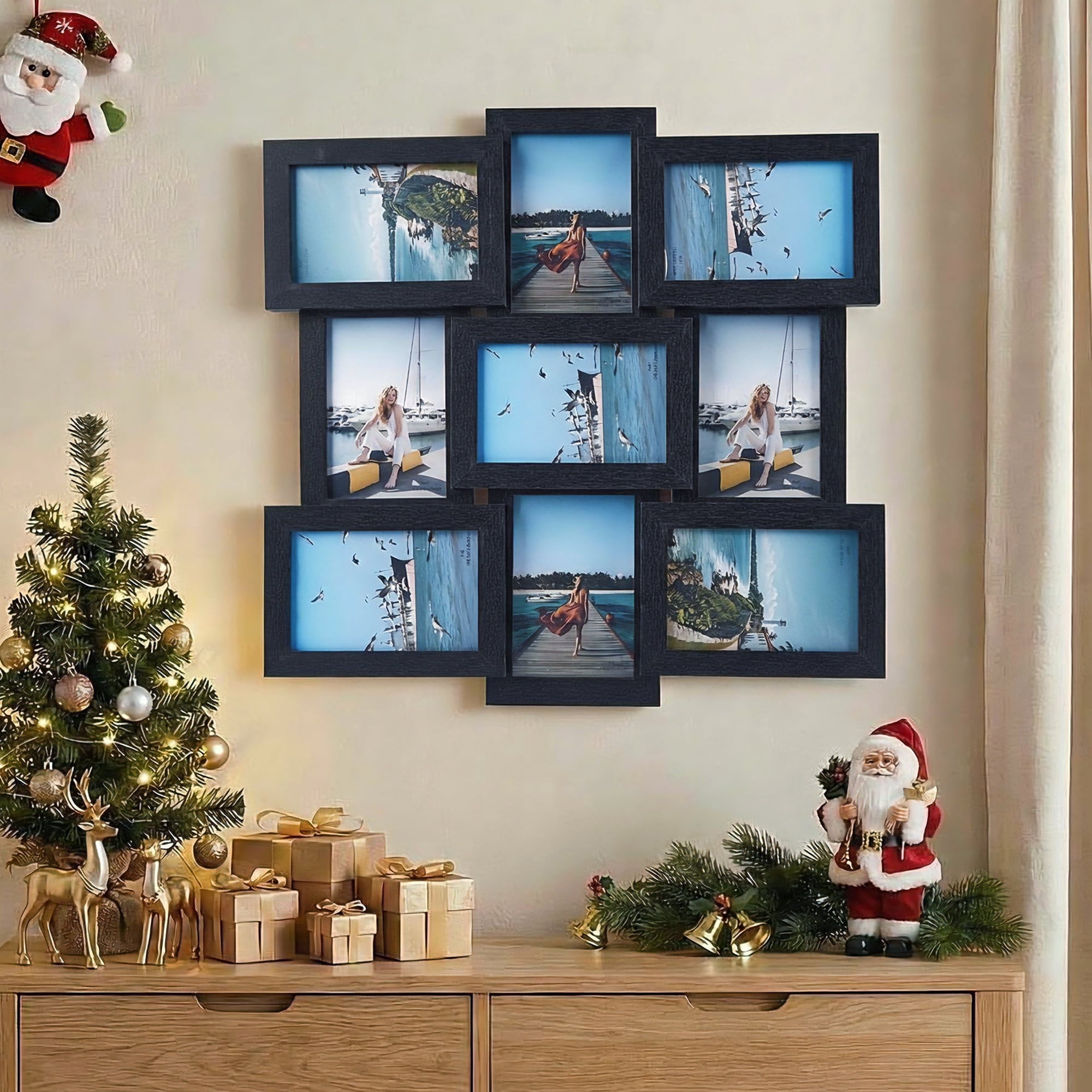 Gaderth Set of 10 Collage Picture Frames, Photo Gallery Frame Set ...