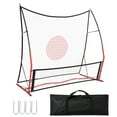 Gaderth Soccer Rebounder Net, 2-in-1 Heavy Duty Soccer Rebounder, Large ...