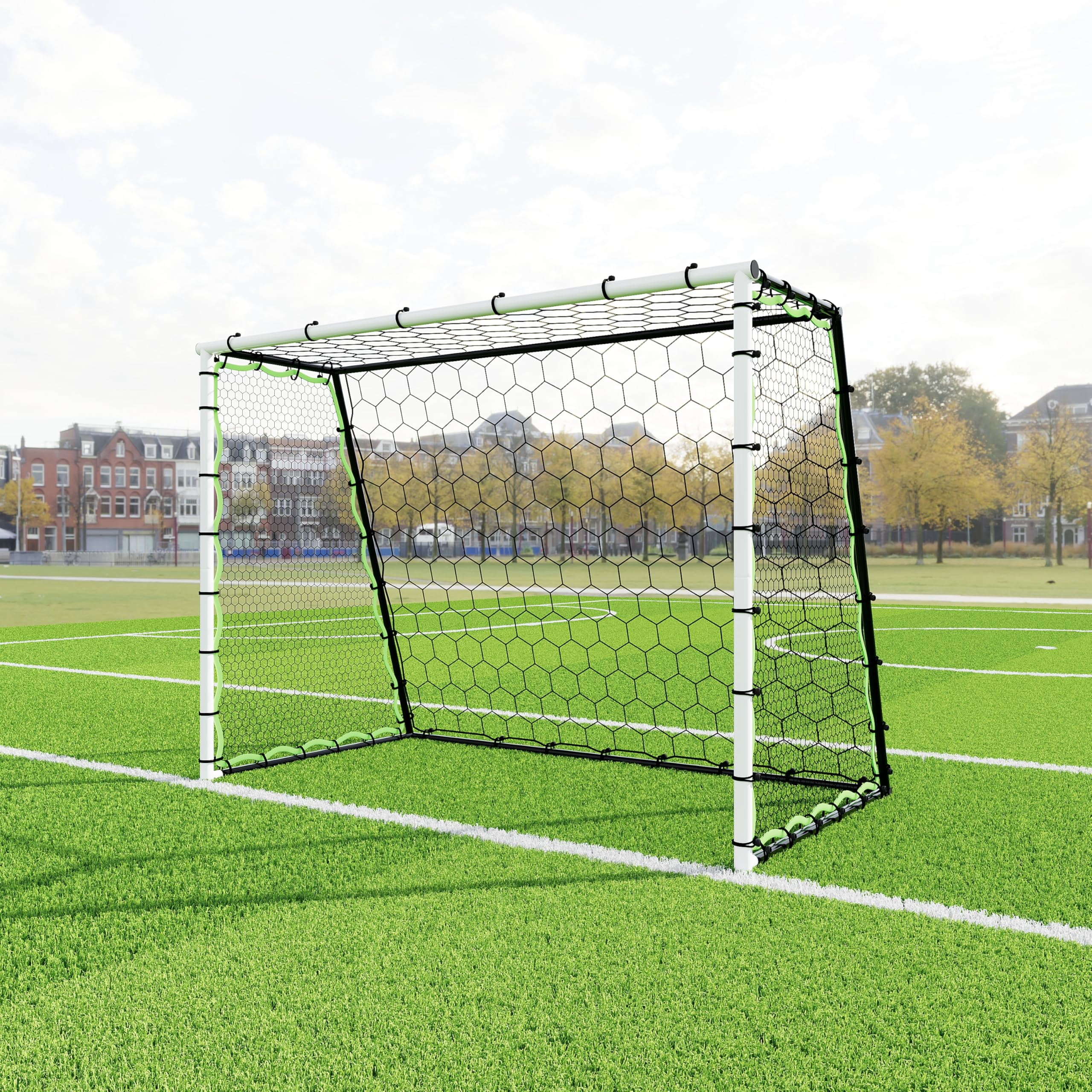 Gaderth Soccer Rebounder Net,Soccer Trainer For Passing, Ball Control ...