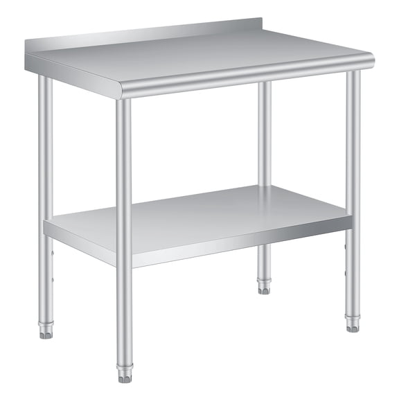 Stainless Steel Table with Overshelves,Stainless Steel Work Table with ...