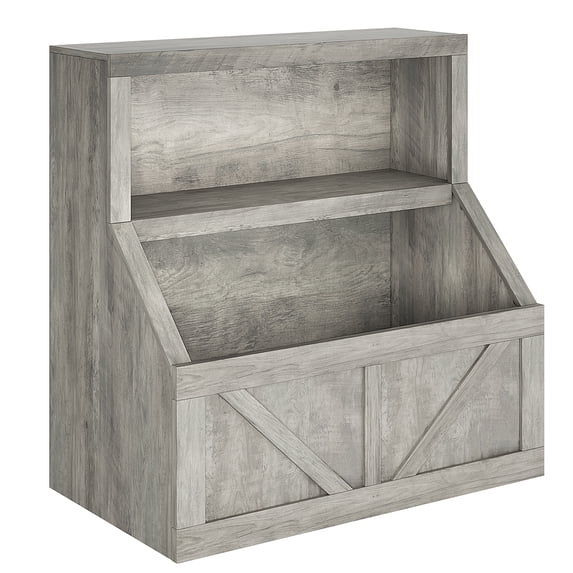 Gaderth Storage Cabinet, Cubby Toy Organizer, 2 Shelf Storage Bins ...