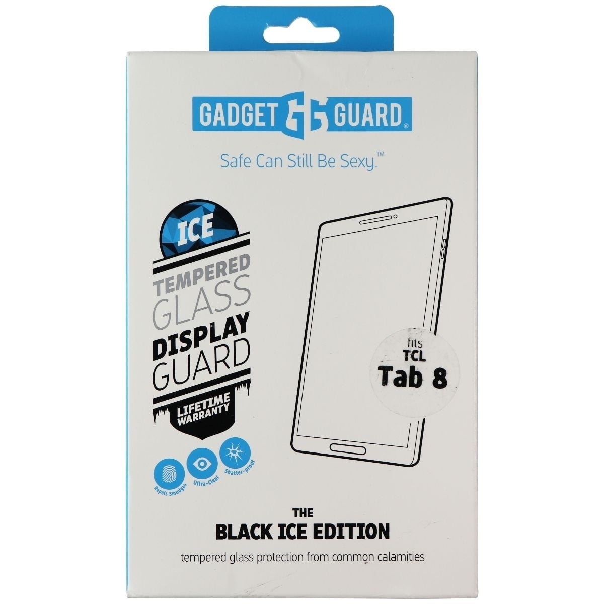 Gadget Guard Black Ice Edition Tempered Glass for TCL Tab 8 - Clear ...
