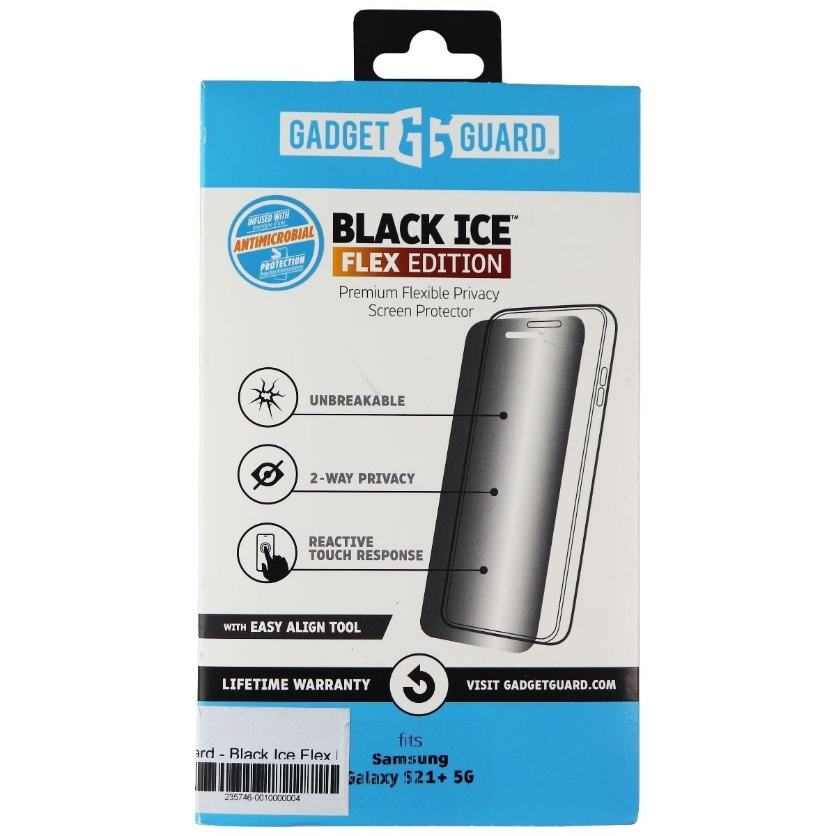 Gadget Guard Black Ice Flex Edition Privacy Screen Protector for Galaxy ...