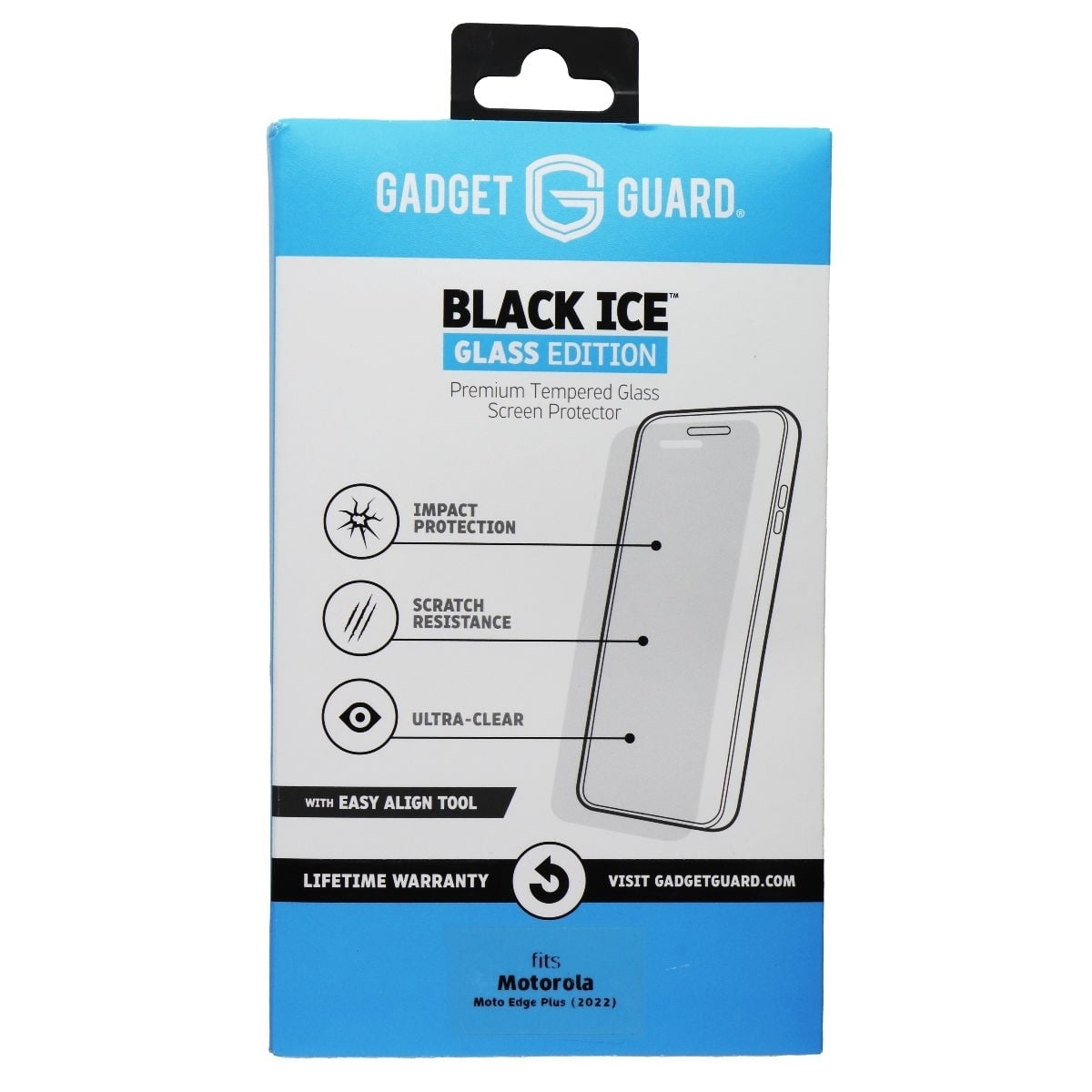 Gadget Guard Black Ice Glass Screen Protector for Motorola Moto Edge ...