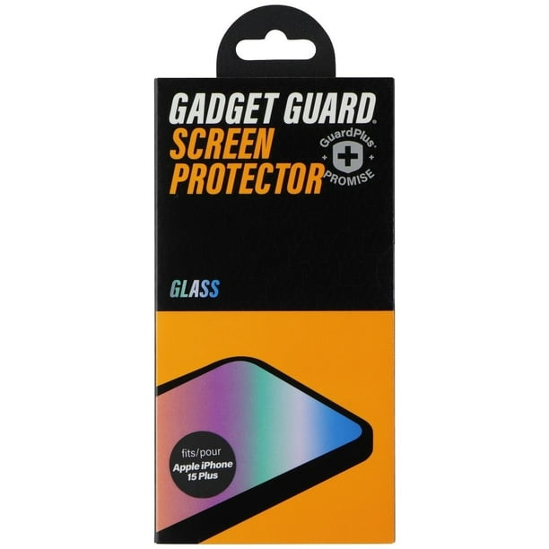 Gadget Guard - Glass Screen Protector for iPhone 15 Plus - Clear ...