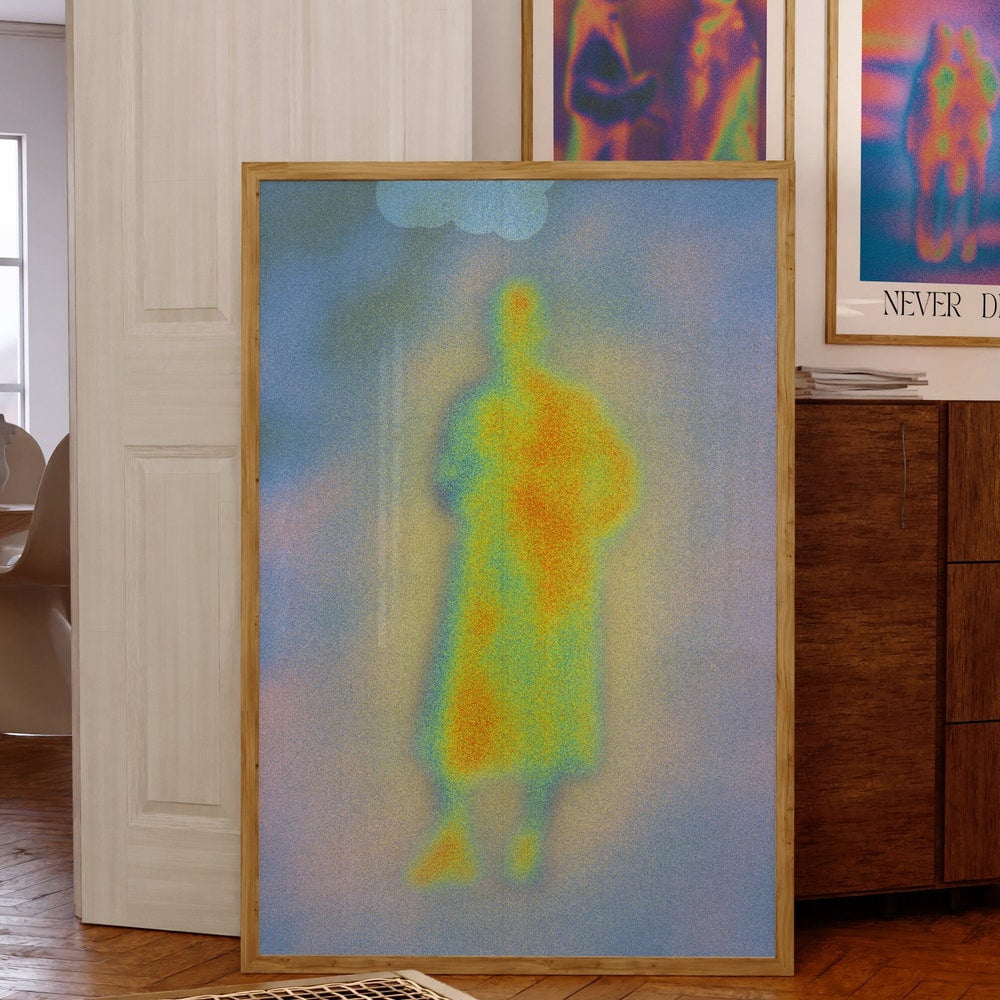 Gadient Art, 70S Art, Spiritual Gift, Aura Print, Psychedelic Poster ...