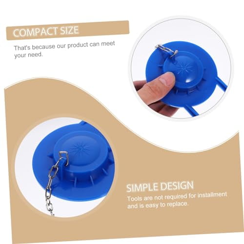 Gadpiparty Universal Toilet Flush Flapper Water Saver Flexible Rubber ...