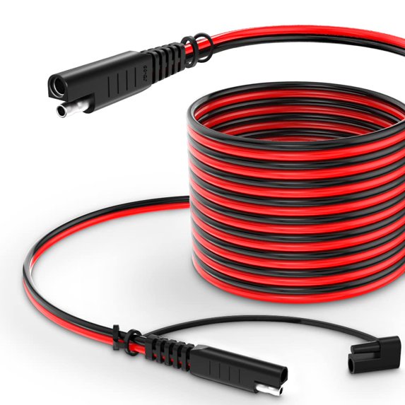 Gadpow 15Ft SAE to SAE Extension Cable Quick Disconnect Connector 14AWG ...