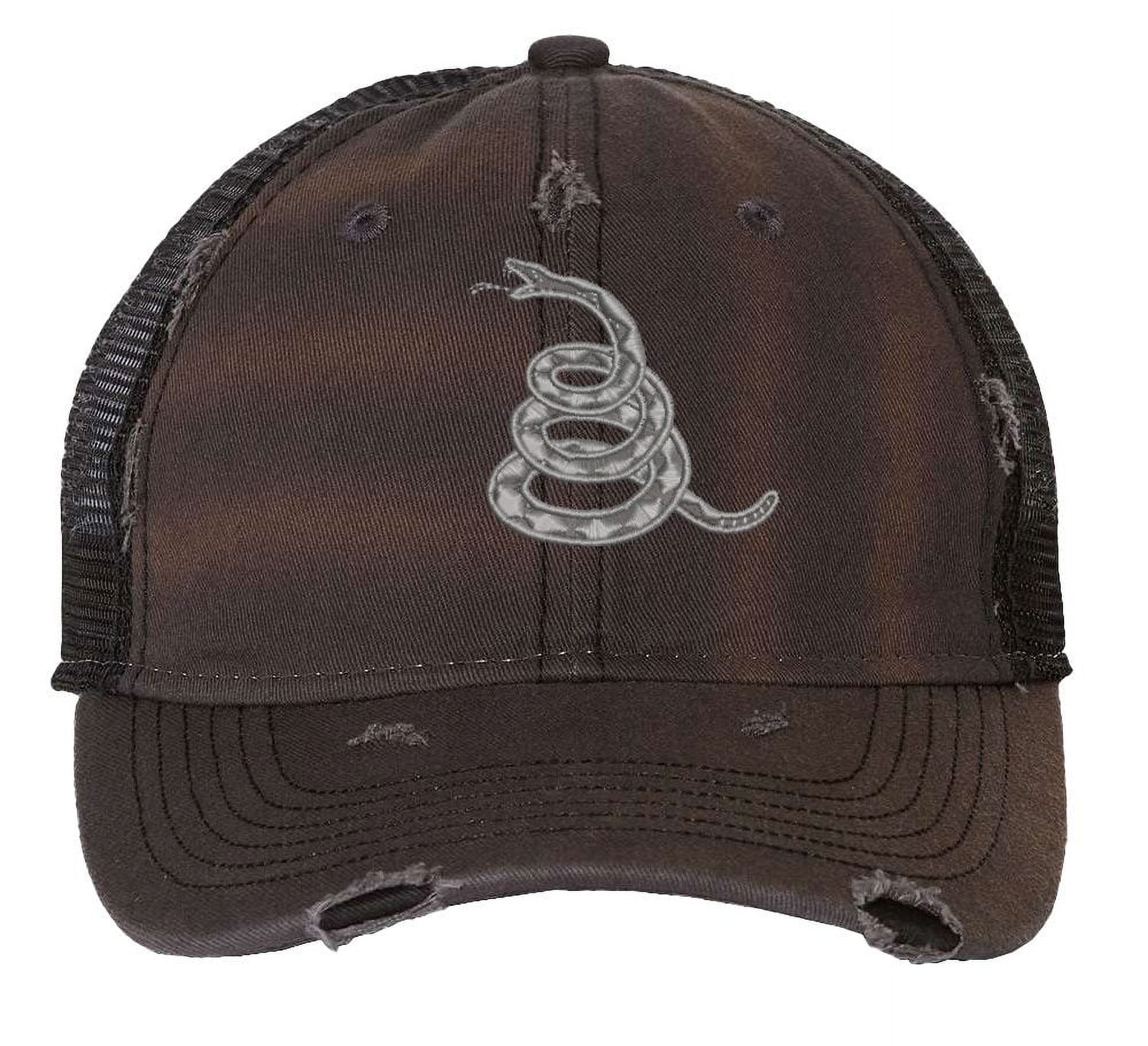 Gadsden Don’t Tread On Me Trucker Hat – Distressed Rattlesnake ...