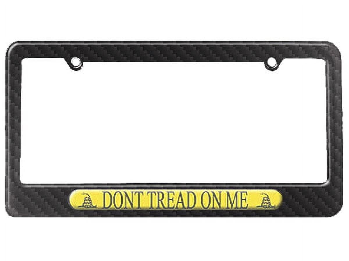 Gadsden Flag Don't Tread on Me License Plate Frame - Walmart.com