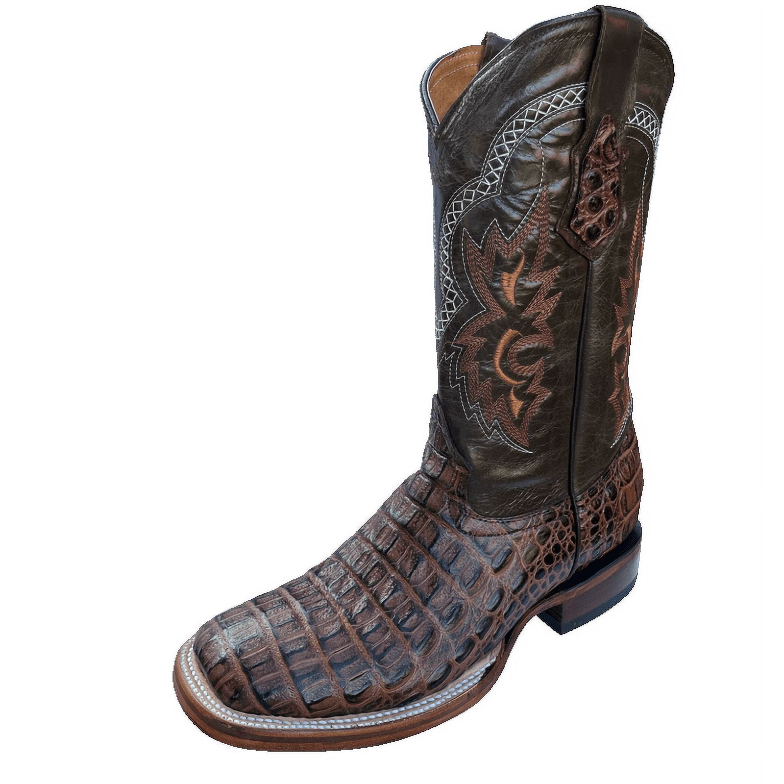 GadwallAR Men's Exotic Pattern Western Cowboy Square Toe Boots in ...