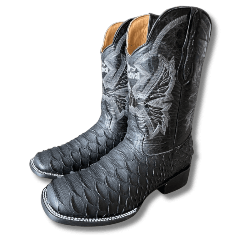 GadwallAR Men's Exotic Pattern Western Cowboy Square Toe Boots in ...