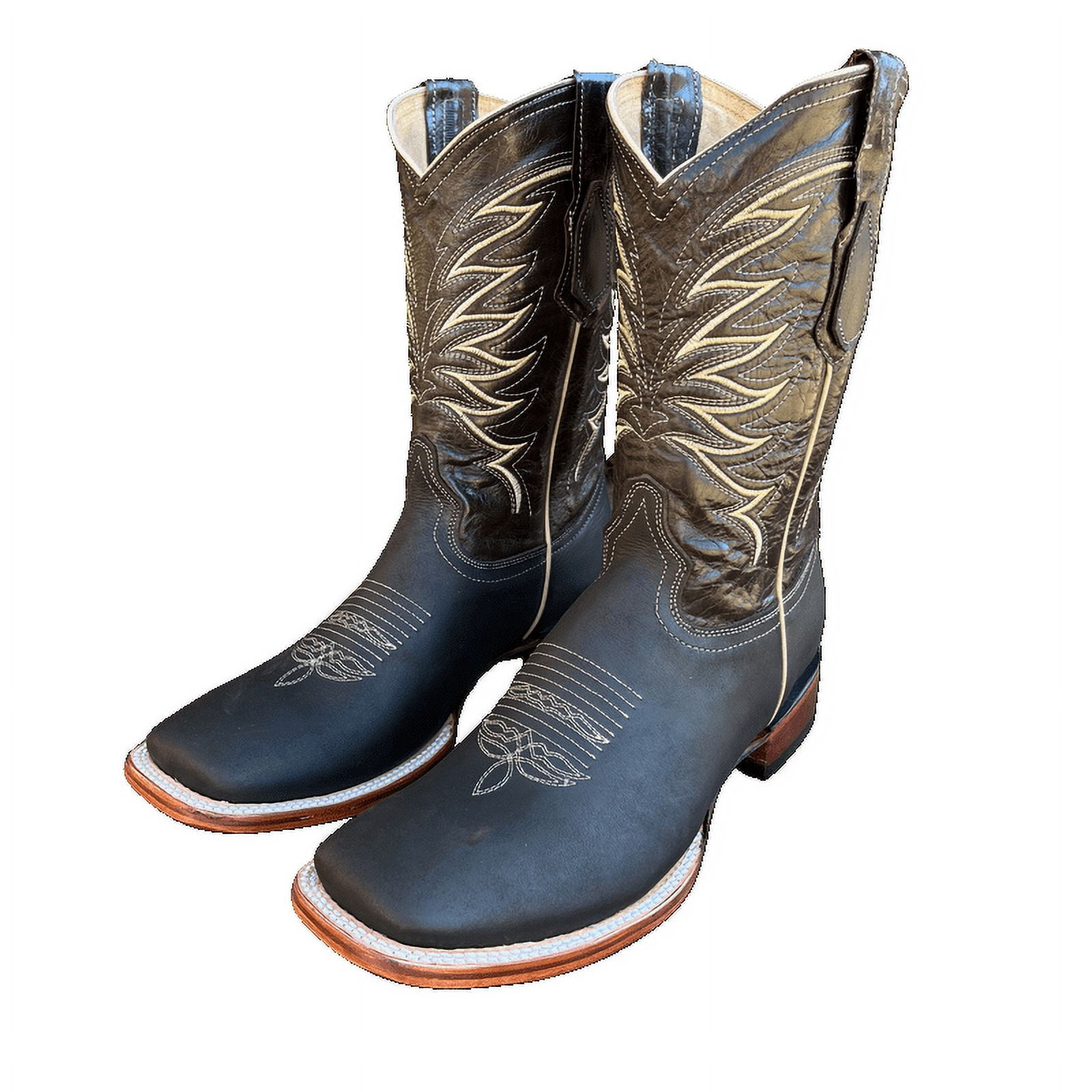GadwallAR Men's Exotic Pattern Western Cowboy Square Toe Boots in ...