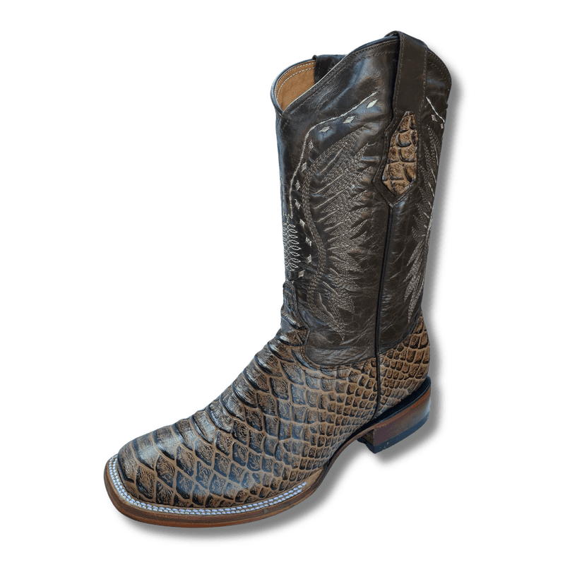 GadwallAR Men's Exotic Pattern Western Cowboy Square Toe Boots in ...