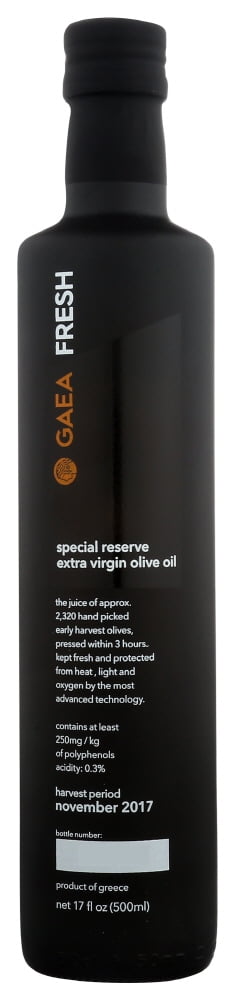 Gaea Extra Virgin Olive Oil Fresh, 17 Fl Oz - Walmart.com