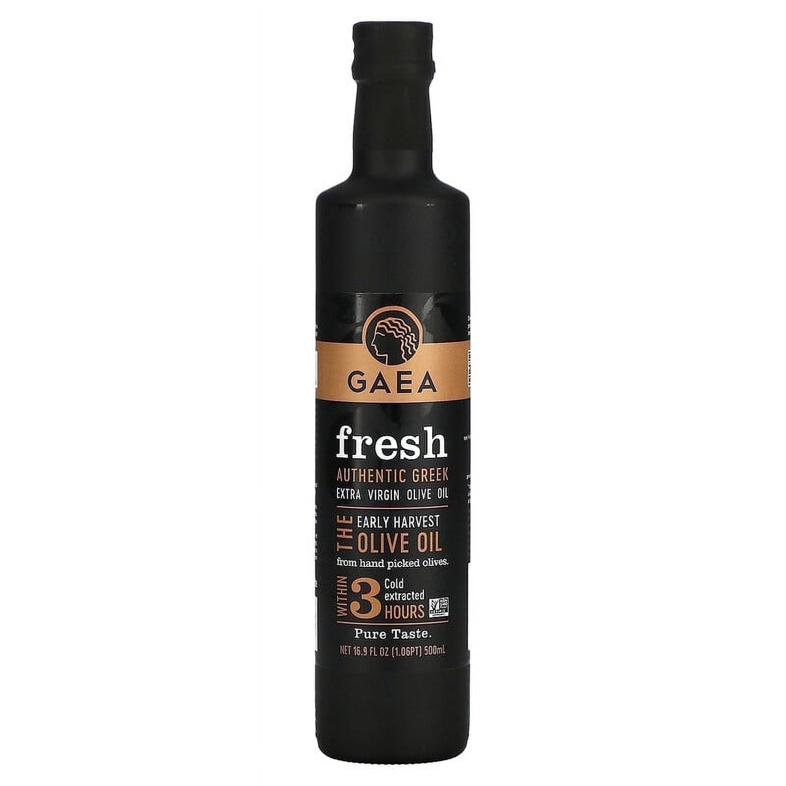 Gaea The Early Harvest Extra Virgin Olive Oil 16.9 fl oz (500 ml) Pack ...