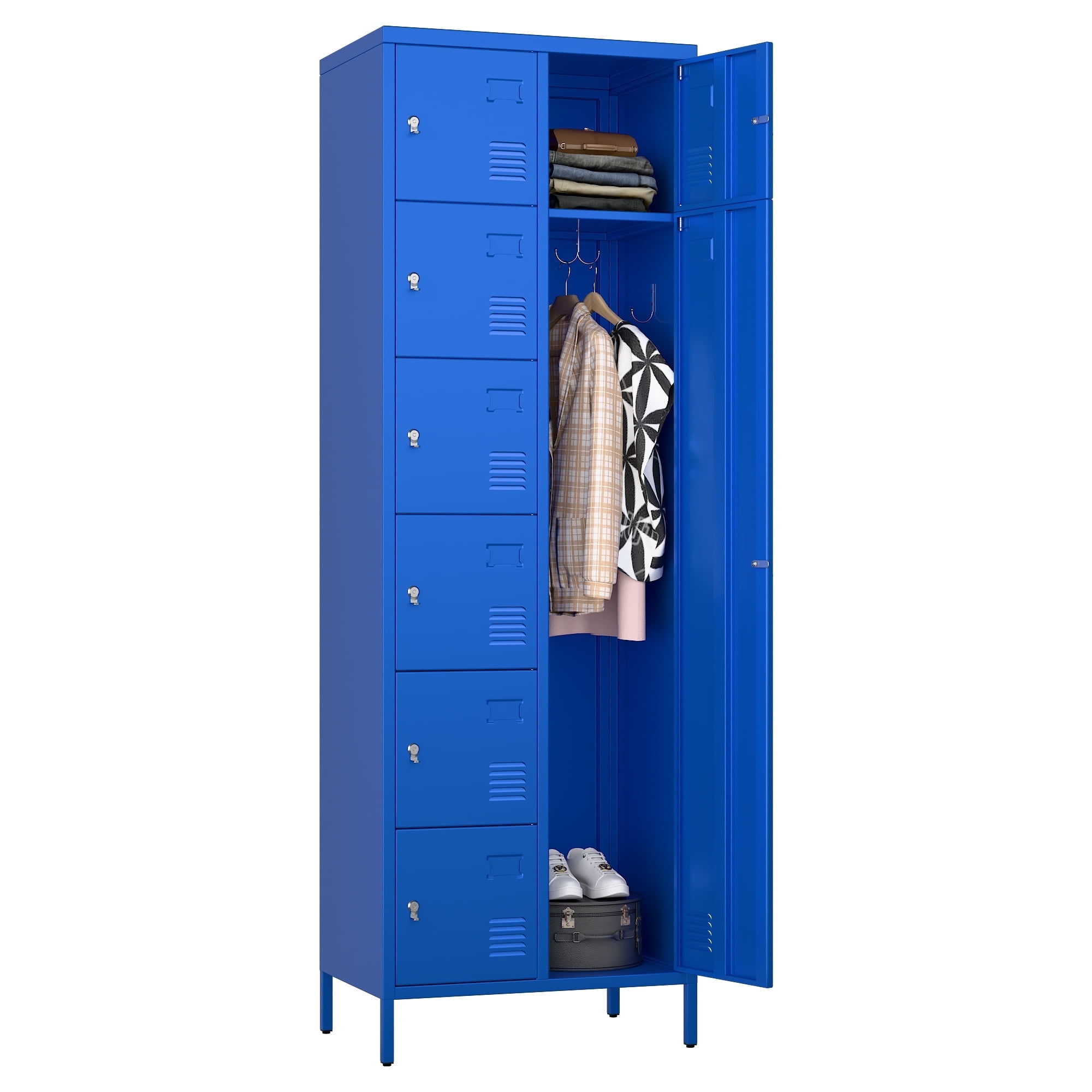 Gaeanet 72" H Metal Storage Lockers with 8 Doors,Steel Office Lockers ...