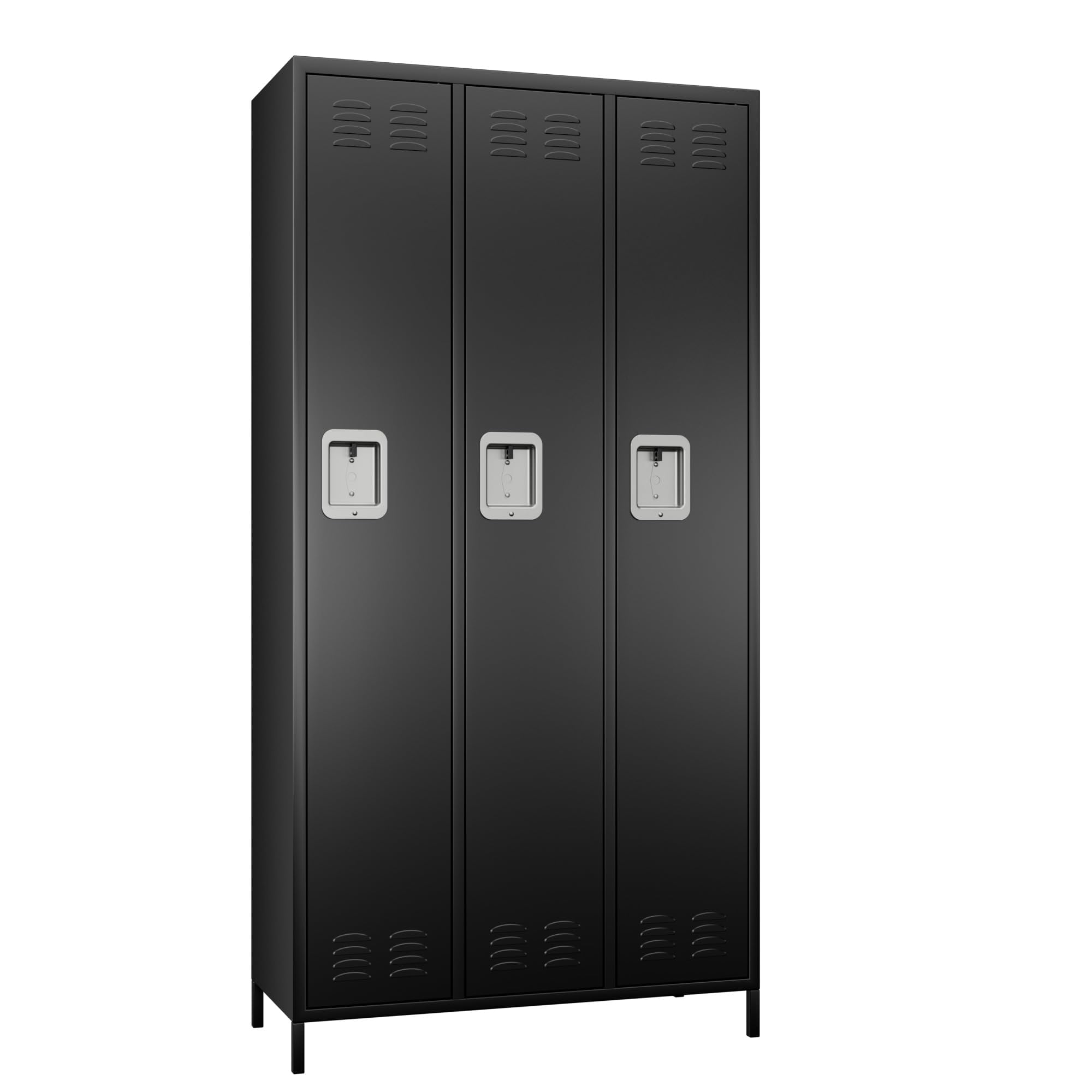 Gaeanet Metal Storage Locker for Office Gym Bedroom Dormitory, 3 Doors ...