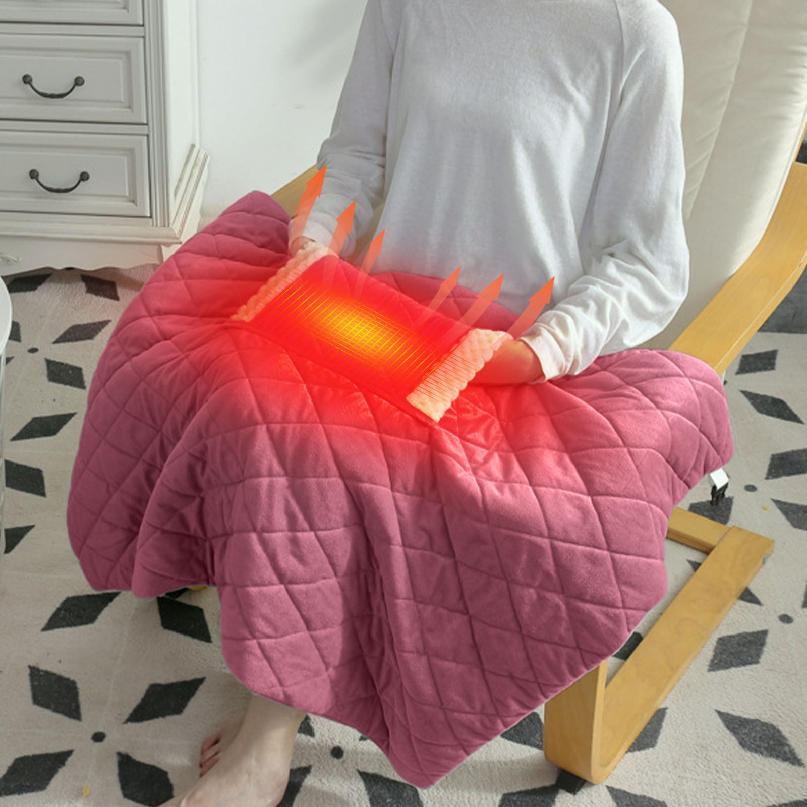Gaecuw 24"X12" Portable Heated Blanket Christmas Clearance Sales Heated ...