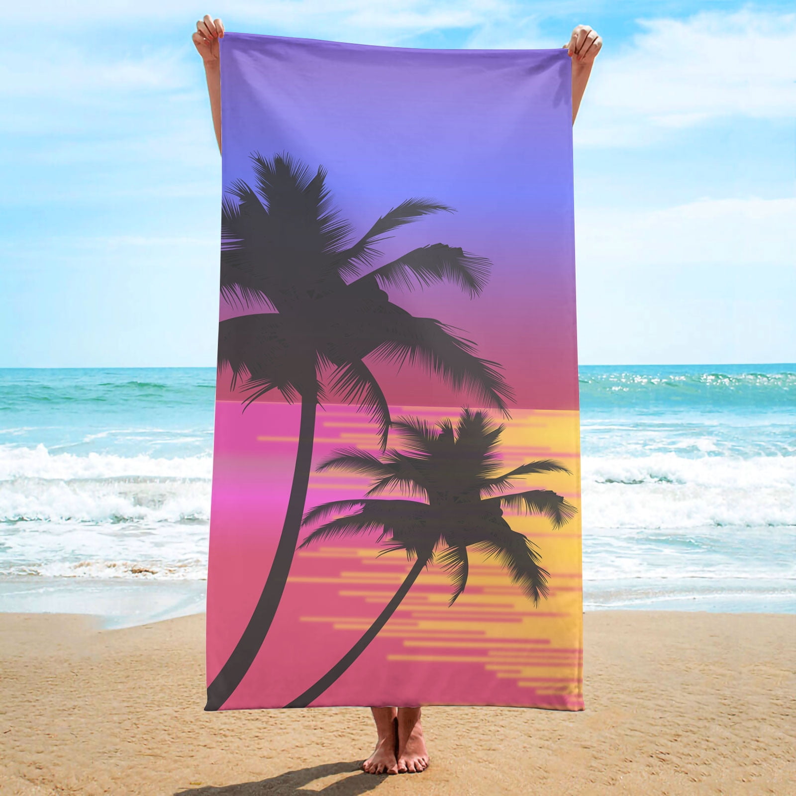 Gaecuw Microfiber Beach Towel for Travel & Camping - 30x60 Inch - Ultra ...