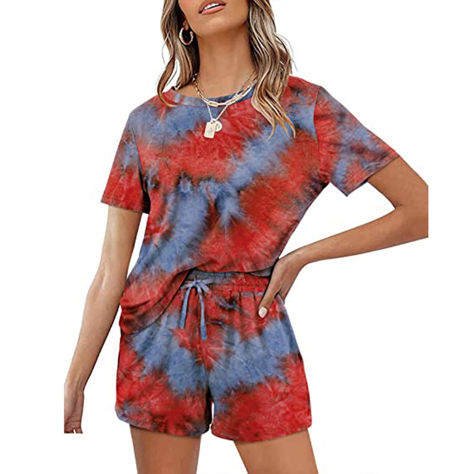 Gaecuw Women's 2 Piece Summer Outfits Womens Sets 2 Piece Outfits Comfy ...