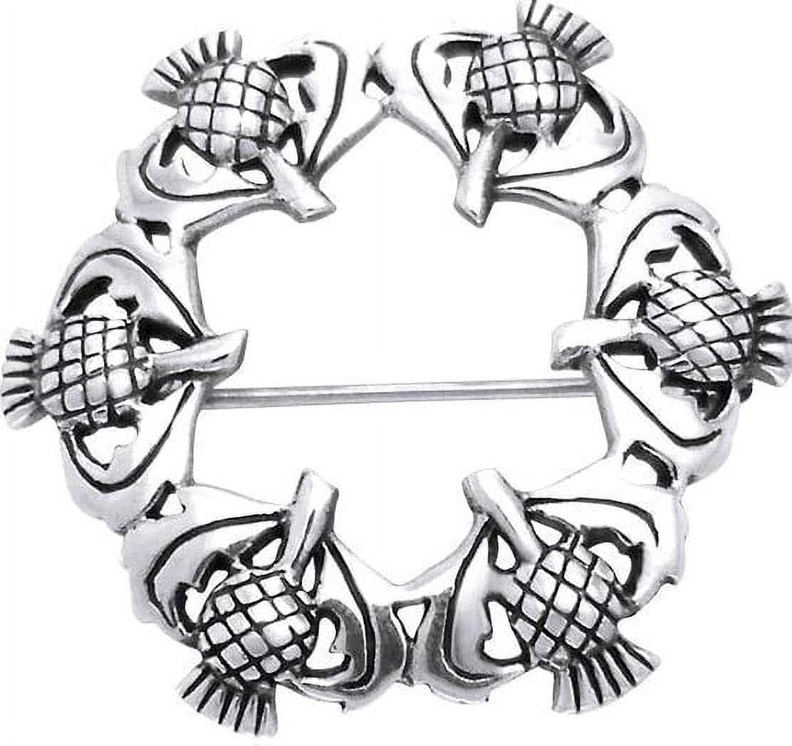 Designer Sterling Silver Rhodium-Plated Pink Cz Flamingo Pin (Length=45 ...