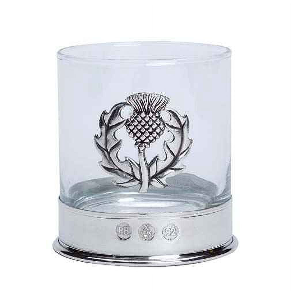 GaelSong Scottish Thistle Whisky Glass Pewter Handcrafted Celtic ...